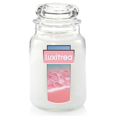China Essential Oils Glass Bottle Candle Tuberose Hyacinth Freesia 20 Oz For Home Or Gifting for sale