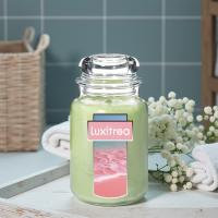 China 80 Hours Flower Scented Candle Rose Jasmine Carnation 20 Oz With Glass Jar for sale