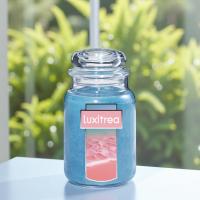 China 20 Oz Glass Bottle Candle For Peony Fruity Notes Lemon Aroma 80 Hours for sale