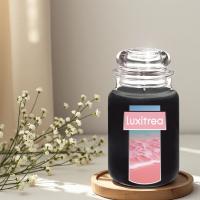 China Long Lasting Lily Of The Valley Candle Rose Osmanthus 80 Hours Burn Efficiency 20Oz for sale