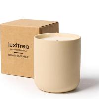 China 4oz Ceramic Scented Candle Crystal Grape Jasmine 35 Hours Cedar Scented Candles for sale