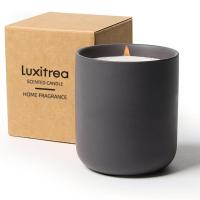 China 4oz Ceramic Scented Candle Rose 35 Hours Jasmine Fragrance Candle Customization for sale