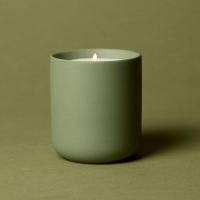 China White Musk Ceramic Scented Candle Pears And Freesias 4oz Ceramic Jar Candle for sale