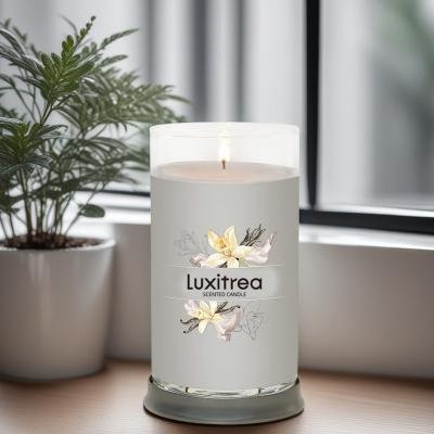 China 10 Oz Bottled Up Scented Candles Anise Coriander Marjoram 35 Hours Cotton Wick Candle for sale