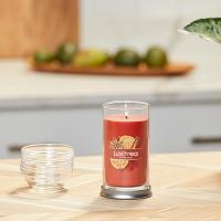 China Elegant 10 Oz Cinnamon Scented Candles 35 Hours Long Burning Time Clove Ginger for sale