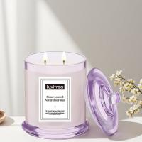China 3.5 X 3.5 X 4 Inches Luxury Scented Candle Handmade Designed to Create Calming Atmosphere in Wellness Centers for sale
