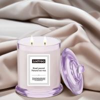 China 3.5 X 3.5 X 4 Inches Luxury Scented Candle Handmade Designed to Create Calming Atmosphere in Wellness Centers for sale