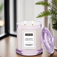 China 3.5 X 3.5 X 4 Inches Luxury Scented Candle Handmade Designed to Create Calming Atmosphere in Wellness Centers for sale