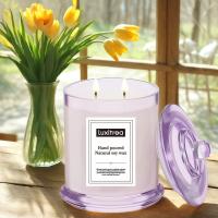 China 3.5 X 3.5 X 4 Inches Luxury Scented Candle Handmade Designed to Create Calming Atmosphere in Wellness Centers for sale