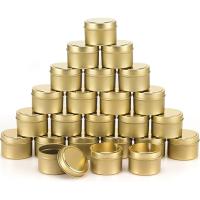 China Bergamot Metal Jar Candle Muskmelon Misty Forest 80 Hours Long Burning Time 4 Oz for sale