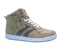 China Timewin TW-5531 Mens Cut Skate Shoes PU Mesh Canvas Laceup Size 40-45 ISO9000 Certified for sale