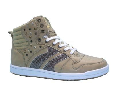 China Timewin TW-5531 Mens Cut Skate Shoes PU Mesh Canvas Laceup Size 40-45 ISO9000 Certified for sale