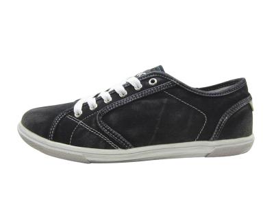 China Men's Dirty Look Canvas Sneakers with Washing Effect and Durable Rubber Outsole for sale
