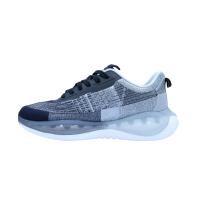 China Fasten Men's Casual Running Shoes Breathable Textile Mesh Rubber Sole Lace-up Sports Shoes OEM Custom for sale