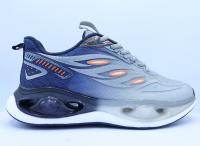 China Breathable Mesh PU Upper Casual Sneakers for Men Lightweight Lace-up Shoes OEM for sale