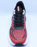 China Breathable Mesh PU Upper Casual Sneakers for Men Lightweight Lace-up Shoes OEM for sale