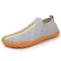 China Men Women Wading Shoes Fly Knit Rubber Outsole Lightweight Barefoot Fishing Shoes Euro Size 36 46 for sale