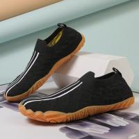 China Men Women Wading Shoes Fly Knit Rubber Outsole Lightweight Barefoot Fishing Shoes Euro Size 36 46 for sale