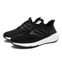 China Custom OEM Fly Knit Breathable Running Shoes for Men Euro Size 39-44 TPR Rubber Outsole for sale