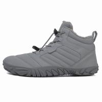 China Unisex Winter Snow Boots Anti-Slip Waterproof Fleece-Lined Warm Cotton Shoes Size 35-46 for sale