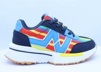 China Classic Sporty Corduroy Sneakers for Kids Air Mesh Lining Cushioned Insole Size 24-36 for sale