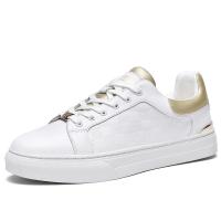 China Genuine Leather Men's Height Increasing Sneakers Rubber Sole Casual Shoes Size 38-44 for sale