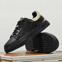 China Genuine Leather Men's Height Increasing Sneakers Rubber Sole Casual Shoes Size 38-44 for sale