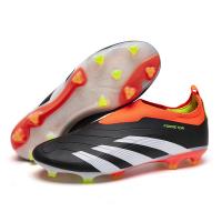 China Unisex AG Indoor Soccer Shoes TPU Fly Knit Upper TPR Rubber Outsole Size 35-45 for sale