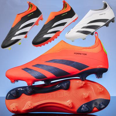 China Unisex AG Indoor Soccer Shoes TPU Fly Knit Upper TPR Rubber Outsole Size 35-45 for sale