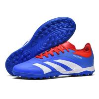 China Unisex AG Indoor Soccer Shoes TPU Fly Knit Upper TPR Rubber Outsole Size 35-45 for sale