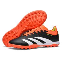 China Unisex AG Indoor Soccer Shoes TPU Fly Knit Upper TPR Rubber Outsole Size 35-45 for sale