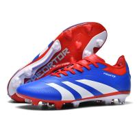 China Unisex AG Indoor Soccer Shoes TPU Fly Knit Upper TPR Rubber Outsole Size 35-45 for sale