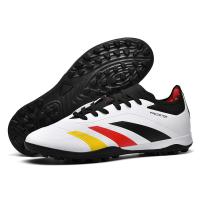China Unisex AG Indoor Soccer Shoes TPU Fly Knit Upper TPR Rubber Outsole Size 35-45 for sale