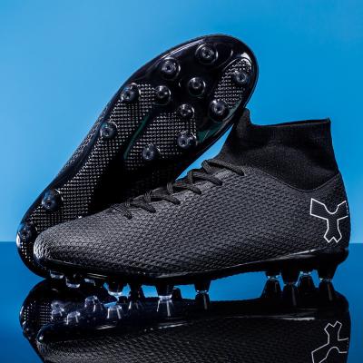 China AG Soccer Shoes Rubber Outsoles EVA Insoles Unisex Football Boots Size 35-45 for sale