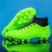 China AG Soccer Shoes Rubber Outsoles EVA Insoles Unisex Football Boots Size 35-45 for sale