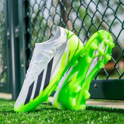 China Unisex AG Soccer Cleats Low-Top Artificial Turf Football Shoes Size 35-45 TPR Outsole for sale