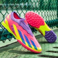 China Unisex AG Soccer Cleats Low-Top Artificial Turf Football Shoes Size 35-45 TPR Outsole for sale