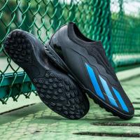 China Unisex AG Soccer Cleats Low-Top Artificial Turf Football Shoes Size 35-45 TPR Outsole for sale