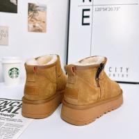 China Women's Thick-Soled Wool Snow Boots Cowhide Non-Slip Short Boots Winter TPR Outsole Size 35-40 for sale