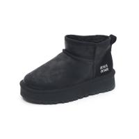 China Thick Sole Height Increasing Snow Boots Women Winter Wool Lining Waterproof TPR Outsole Size 35-40 for sale