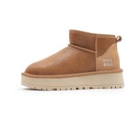 China Thick Sole Height Increasing Snow Boots Women Winter Wool Lining Waterproof TPR Outsole Size 35-40 for sale