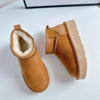 China Thick Sole Height Increasing Snow Boots Women Winter Wool Lining Waterproof TPR Outsole Size 35-40 for sale