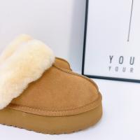 China Women Winter Snow Boots Wool Lining TPR Sole Anti Slip Warm Thick Soled Slippers Size 35 40 for sale