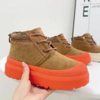 China Women Winter Snow Boots Wool Lining Waterproof Non-Slip TPR Sole Short Boots Size 35-40 for sale