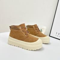 China Women Winter Snow Boots Wool Lining Waterproof Non-Slip TPR Sole Short Boots Size 35-40 for sale