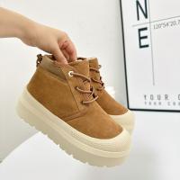 China Women Winter Snow Boots Wool Lining Waterproof Non-Slip TPR Sole Short Boots Size 35-40 for sale