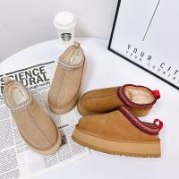 China Women Winter Snow Boots Fur Lined Synthetic Leather EVA Sole Size 35-40 for sale