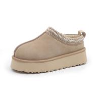 China Women Winter Snow Boots Fur Lined Synthetic Leather EVA Sole Size 35-40 for sale