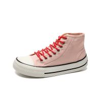China Wholesale Triple Vulcanized High Top Canvas Shoes for Women EU 35-40 for sale