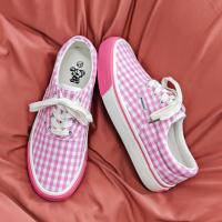 China Custom Pink Triple Vulcanized Canvas Shoes for Women Size 35-40 Spring Summer Daily Wear for sale